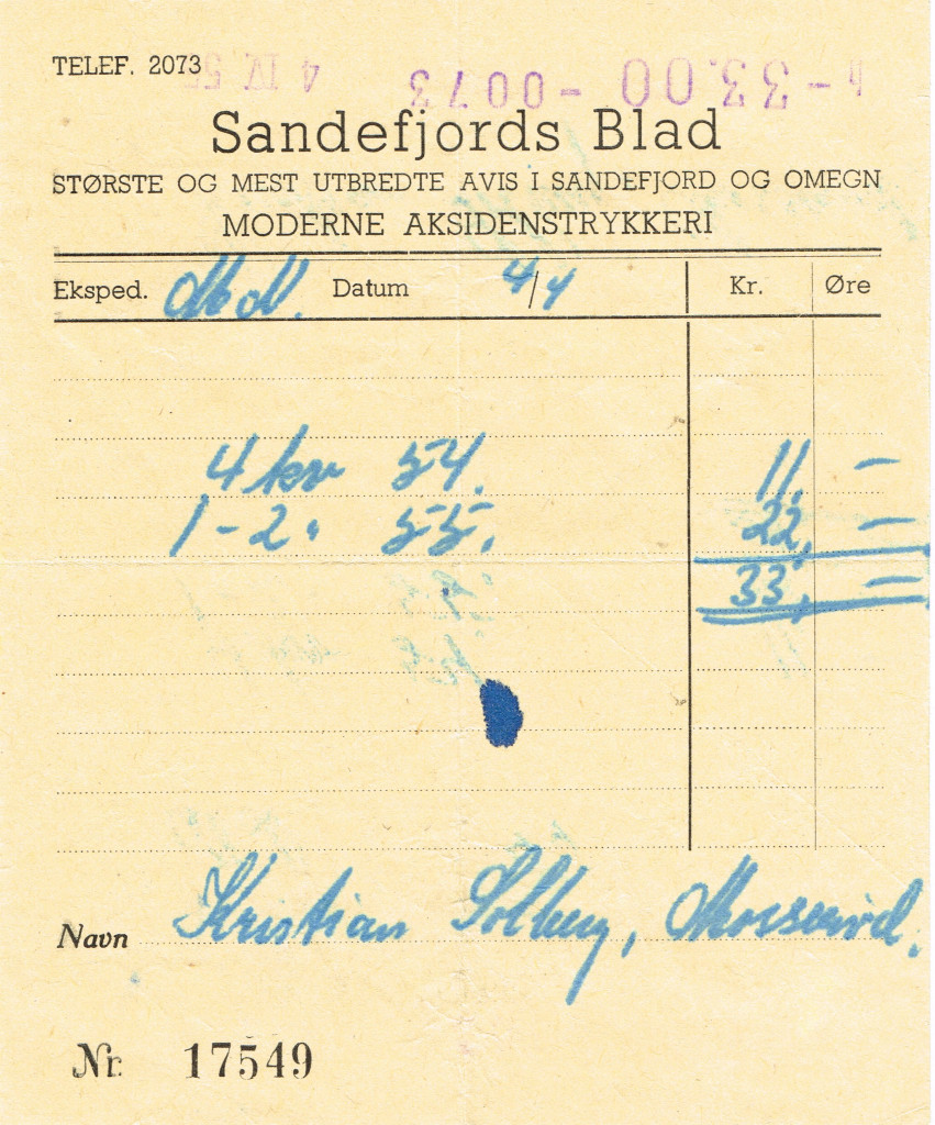 Lardex - Sandefjords Blad